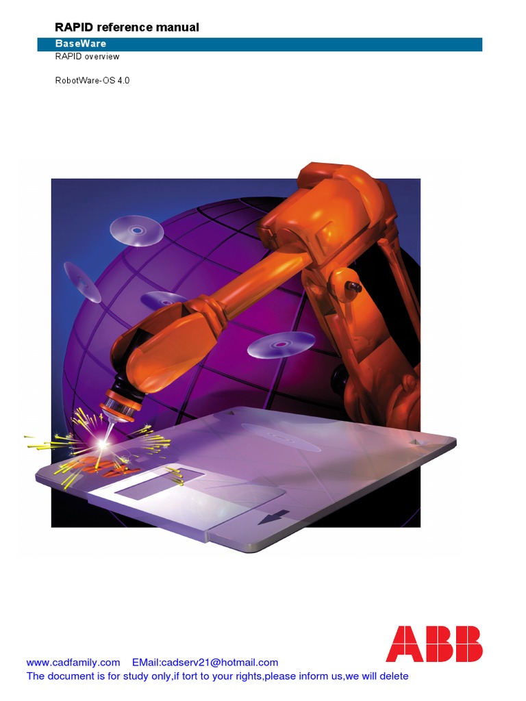 ABB-S4C+Rapid 4_0_100 | Subroutine | Input/Output