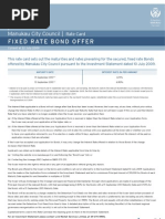 Bond Prospectus Issue No 01 2025 BA | PDF | Bonds (Finance) | Interest