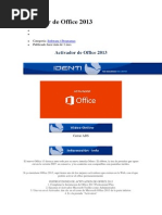 Codigos de Activacion Office 2013 | PDF | Informática