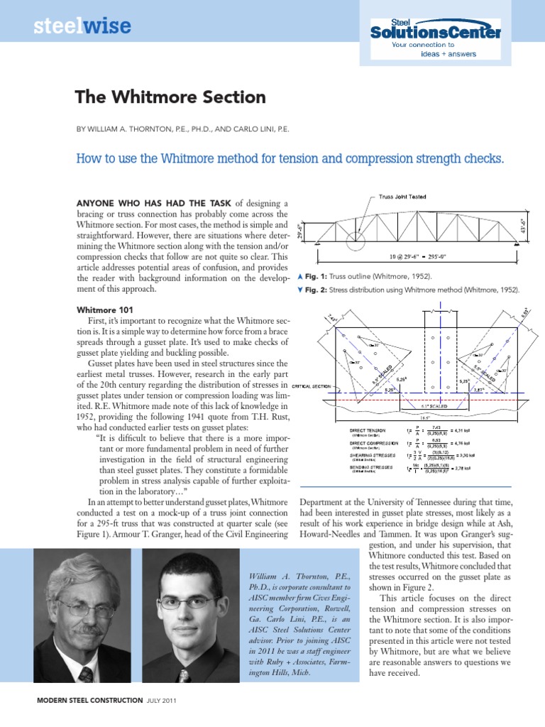 Whitmore Section | PDF