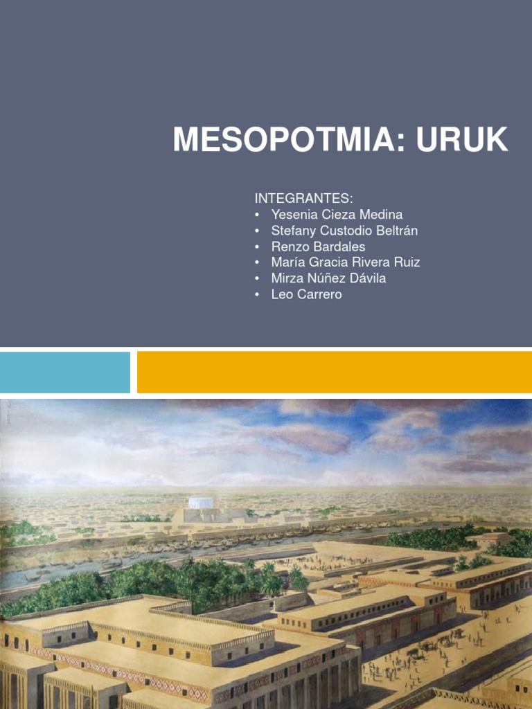 Uruk | PDF | templo | Arqueología