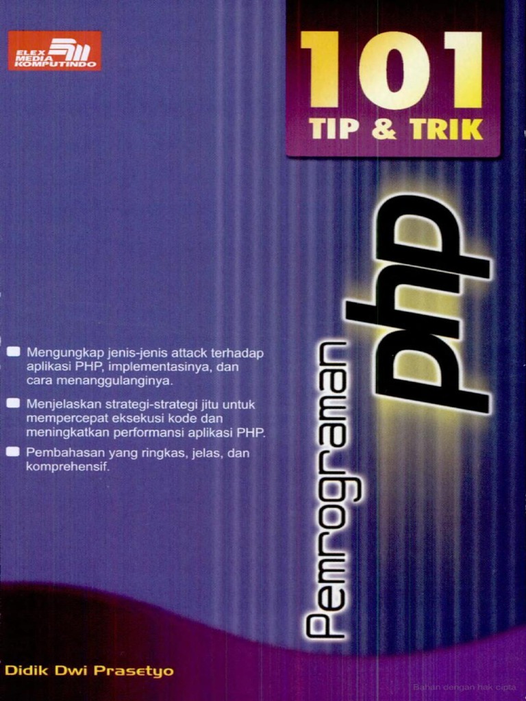101 Tips & Trik Pemrograman PHP | PDF