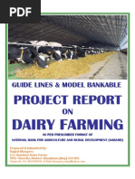 Draft Project Proposal | Dairy | Dairy Farming