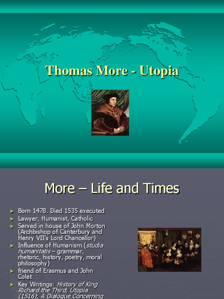 Thomas More - Utopia | PDF | Utopia (Book) | Science