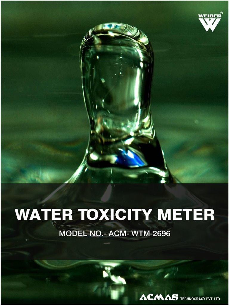 Water Toxicity Meter | PDF | Toxin | Wastewater