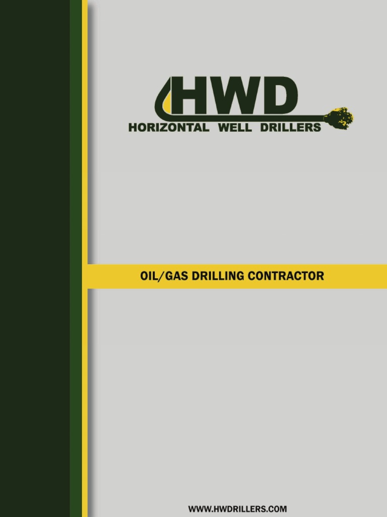 HWD Brochure | PDF | Oil Well | Drilling Rig