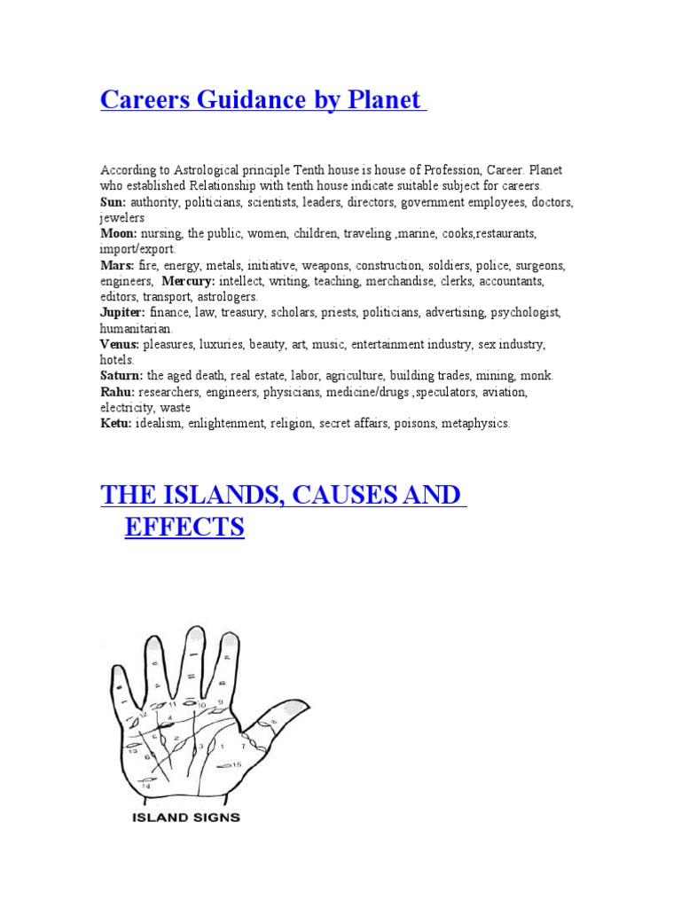 Careers Guidance by Planet | PDF | Planets In Astrology | Religion And ...