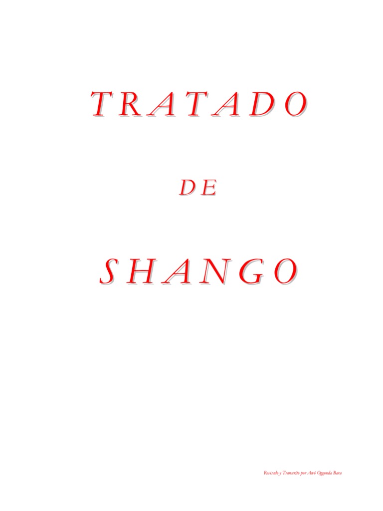Shango PDF | PDF | Religión y creencia | Naturaleza