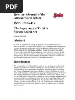 Oriki (Yoruba Praise Poems) | PDF | Language Arts & Discipline