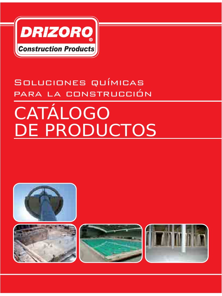 Soluciones Quimicas para Construccion Catalogo Drizoro | PDF | Cemento ...