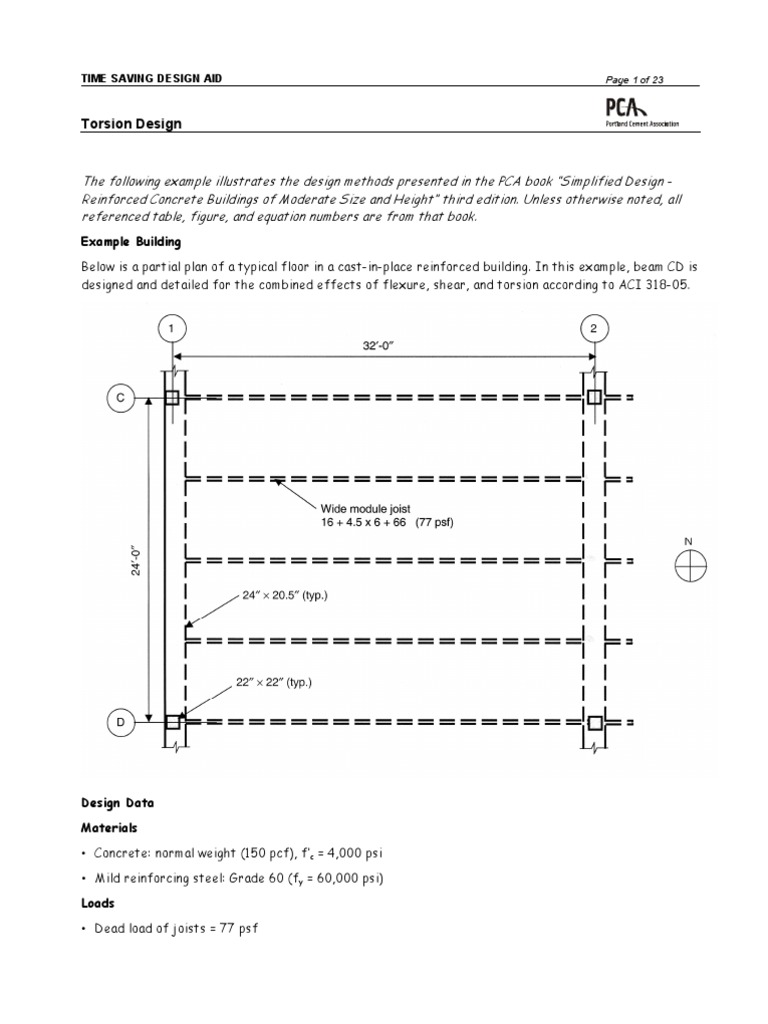 Torsion Design for Reinforced Concrete | PDF | Teaching Methods ...
