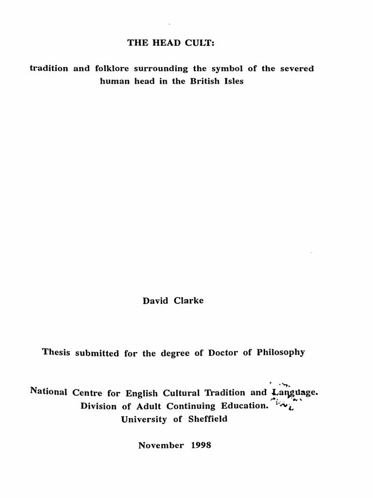 The Head Cult: Tradition and Folklore Surrounding The Symbol of The ...