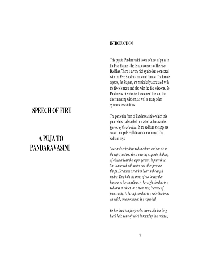 A Puja To Pandaravasini | PDF | Indian Religions | Religious Behaviour ...