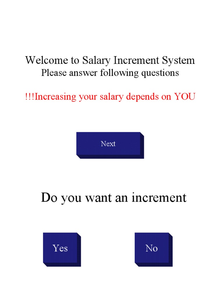 Salary Increment Form | PDF