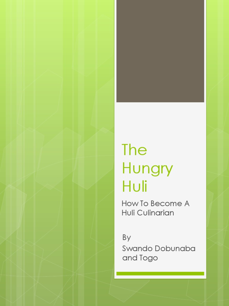Huli Tribe Culinary Secrets Revealed | PDF | Cooking, Food & Wine ...