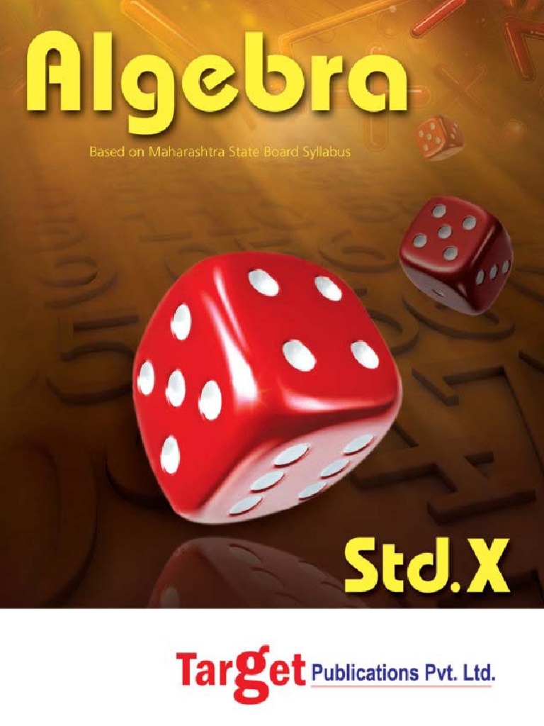 STD XTH Algebra Maharashtra Board | PDF | Triangle | Integer