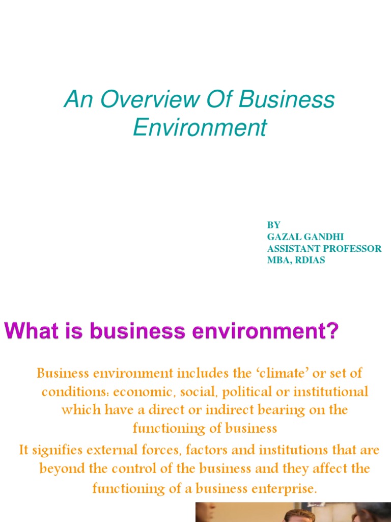 An Overview of Business Environment | PDF | Imports | Economies
