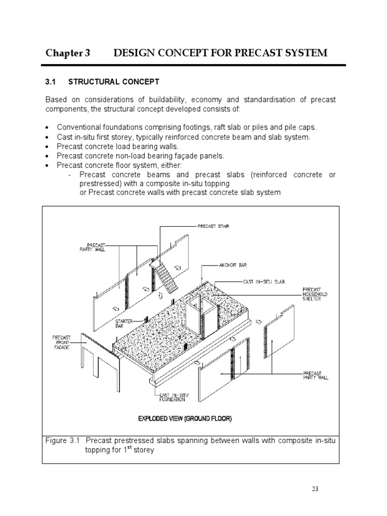 20 - Design Concept For Precast System | PDF