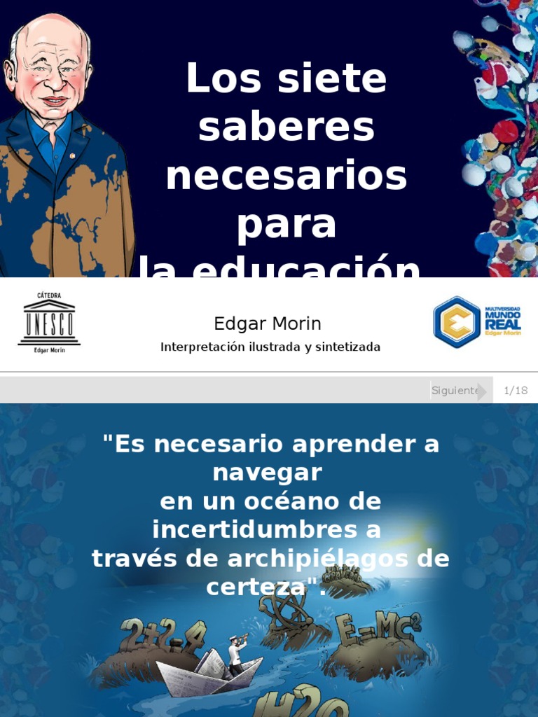 Morin Los 7 Saberes | PDF | Ciencias sociales