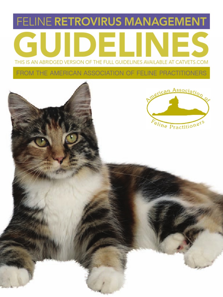 Aafp Feline Retrovirus Management Guidelines | PDF | Infection | Vaccines