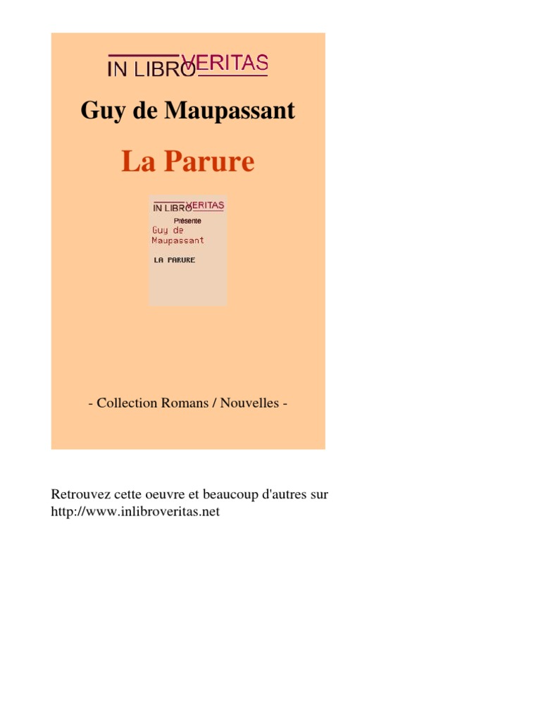 2572 GUY de MAUPASSANT La Parure (InLibroVeritas - Net) | PDF | Bijoux ...