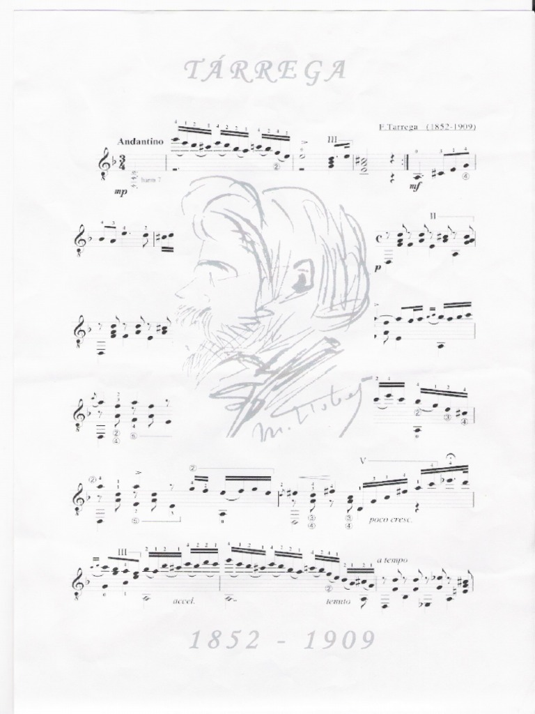 Francisco Tarrega | PDF | Federico Chopin | Música clásica