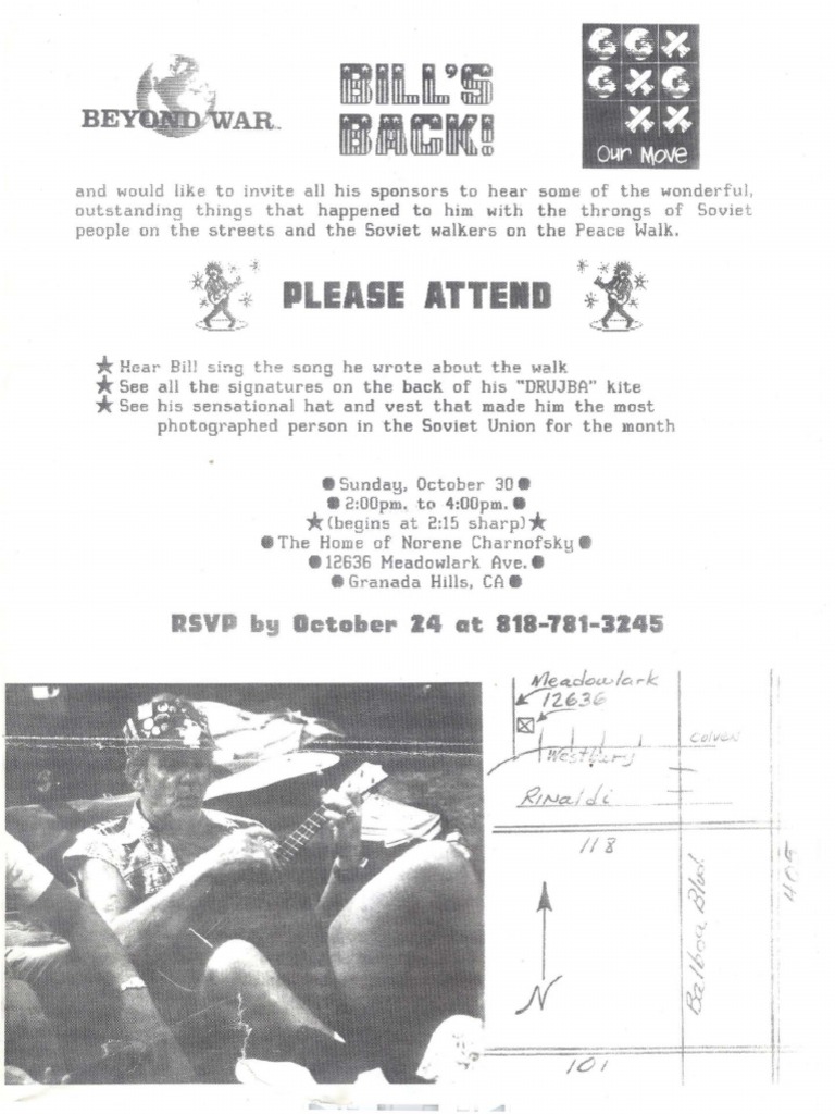 Synopsis of The 1988 Soviet Union Peace Walk | PDF | Unrest | Violence