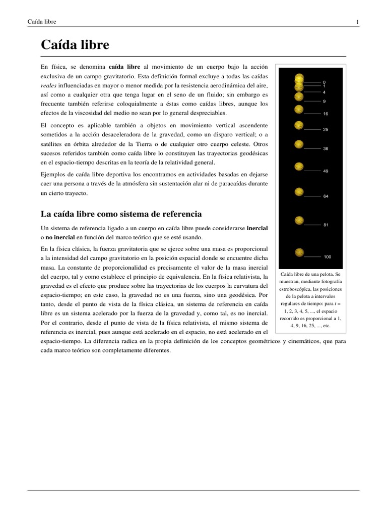 Caida Libre | PDF