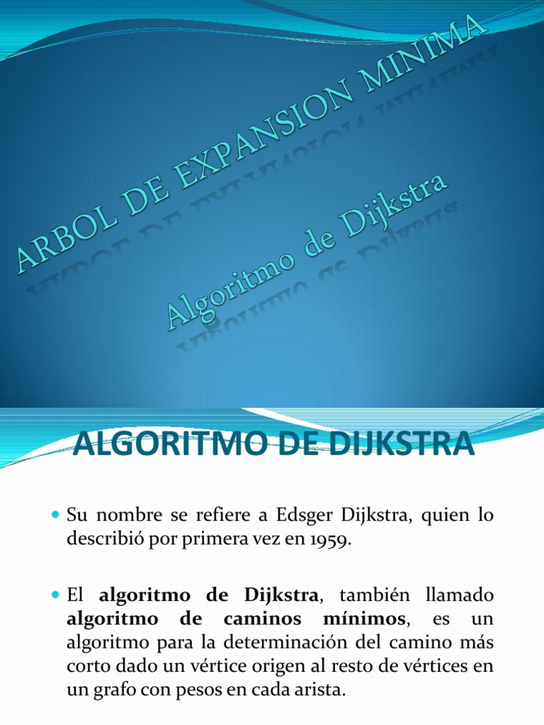 Algoritmo de Dijkstra | PDF | Combinatoria | Teoría de grafos