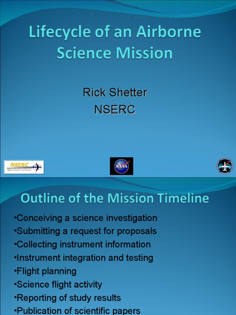 SARP Mission Planning | PDF | Aircraft | Science