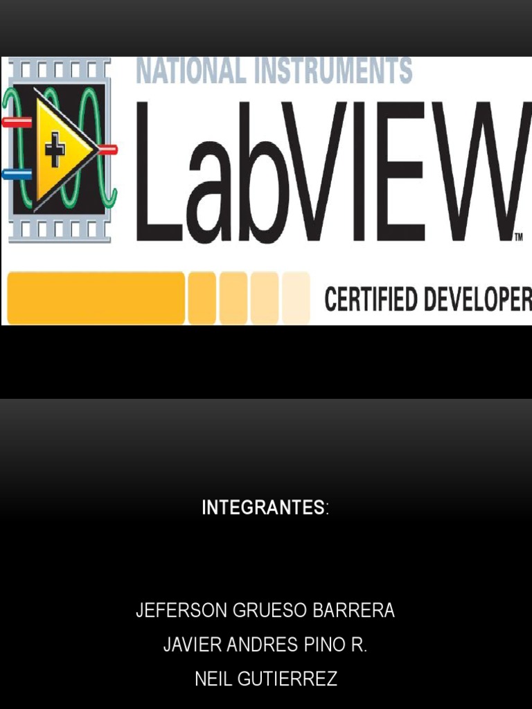 Presentación LabVIEW | PDF | Programa de computadora | Programación