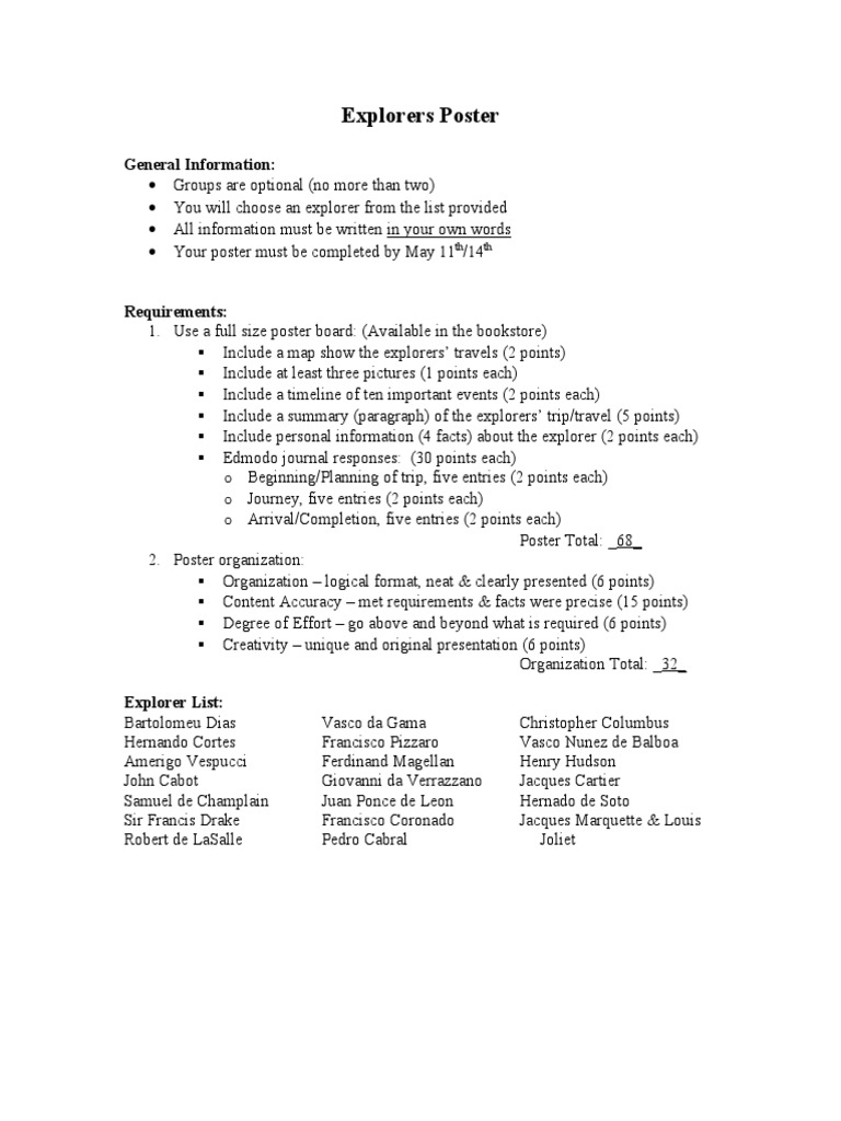 Modern Explorer Poster Guidelines | PDF | Teaching Methods & Materials