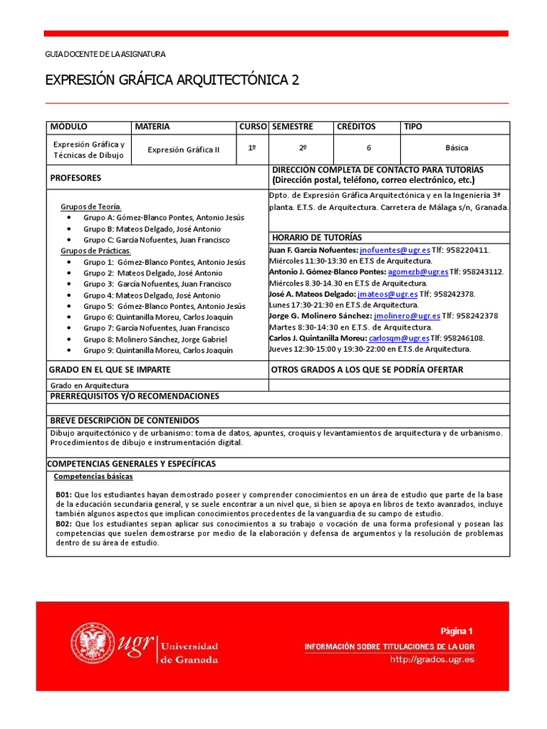 ETSA. Expresion Grafica Arquitectonica II | PDF | Dibujo | Topografía