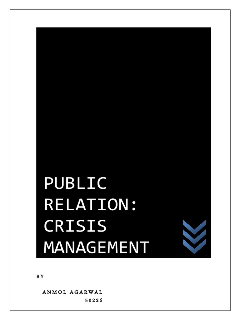 Crisis Management in Action: Analyzing Public Relations Strategies and ...