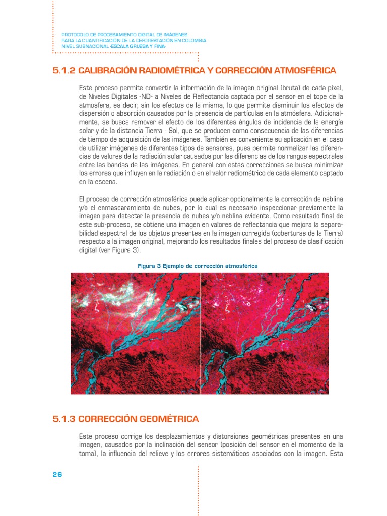 Calibracion Radiometrica - Correccion Atmosferica | PDF | Segmentación ...