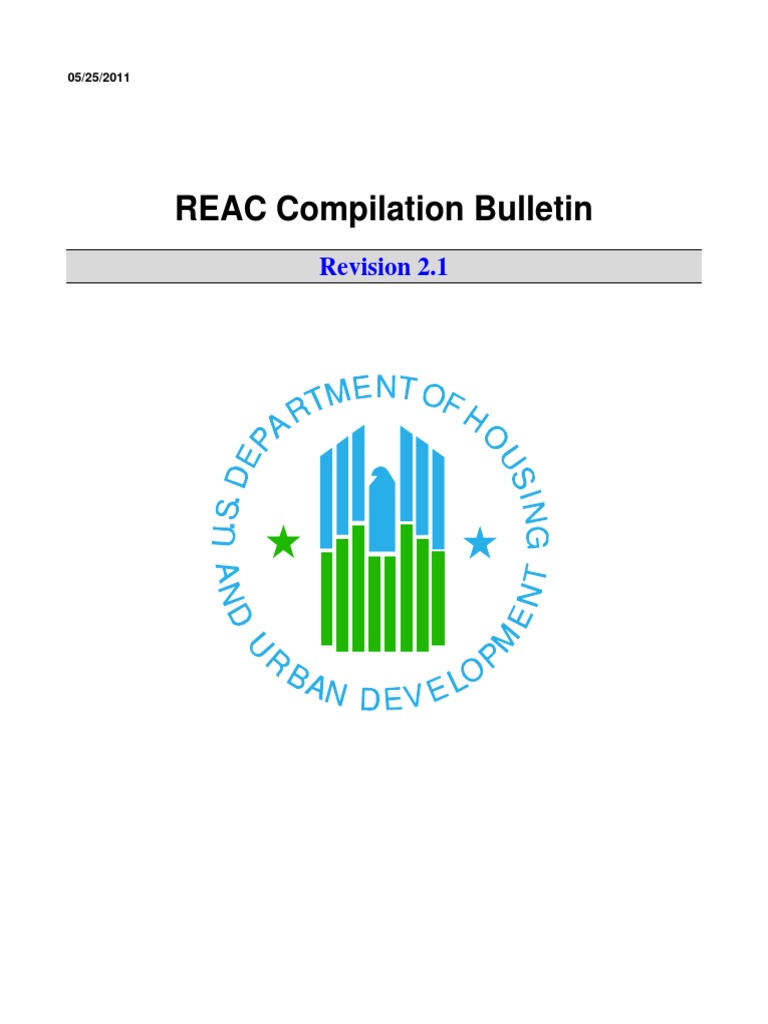 REAC Compilation Bulletin Revision 2.1: A Comprehensive Guide to ...