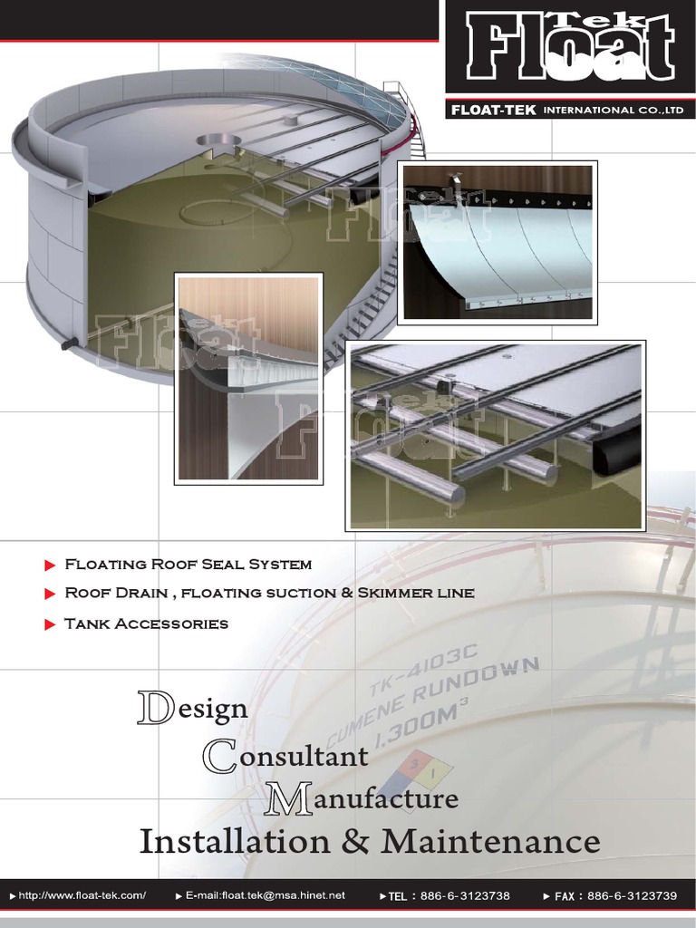 Floating Roof Seal System Guide | PDF | Buoyancy | Manmade Materials