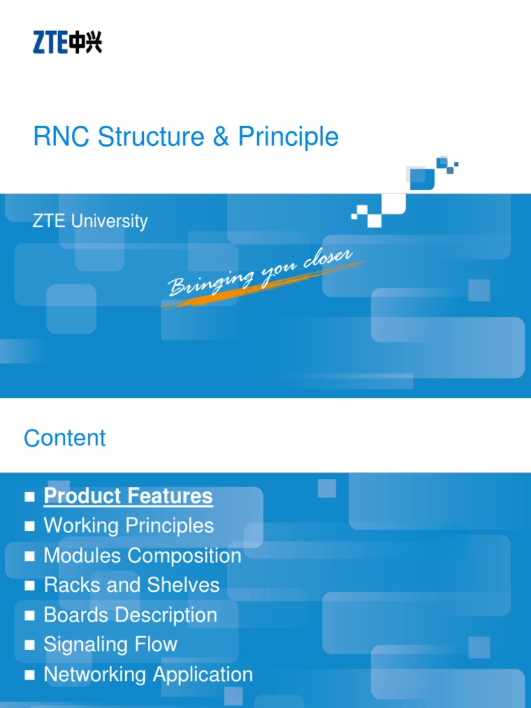 1.WR SS01 E2 1 RNC Structure and Principle V3.09-91 | PDF | High Speed ...