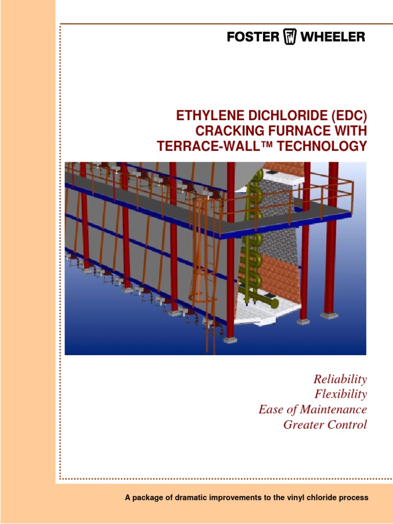 EDC Cracking Furnace With TERRACE-WALL | PDF | Furnace | Hvac