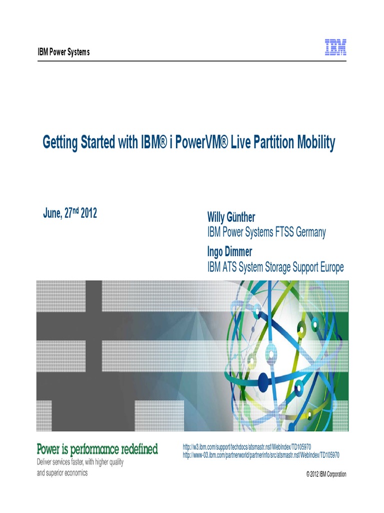 Getting Started With IBM I PowerVM LPM | PDF | Network Interface Controller | Ip Address