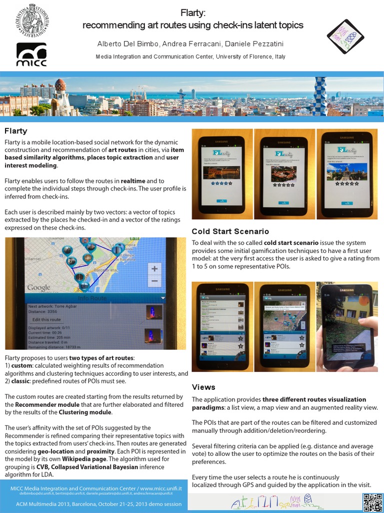 Art Route Recommendations via Check-Ins | PDF | Algorithms | Areas Of ...