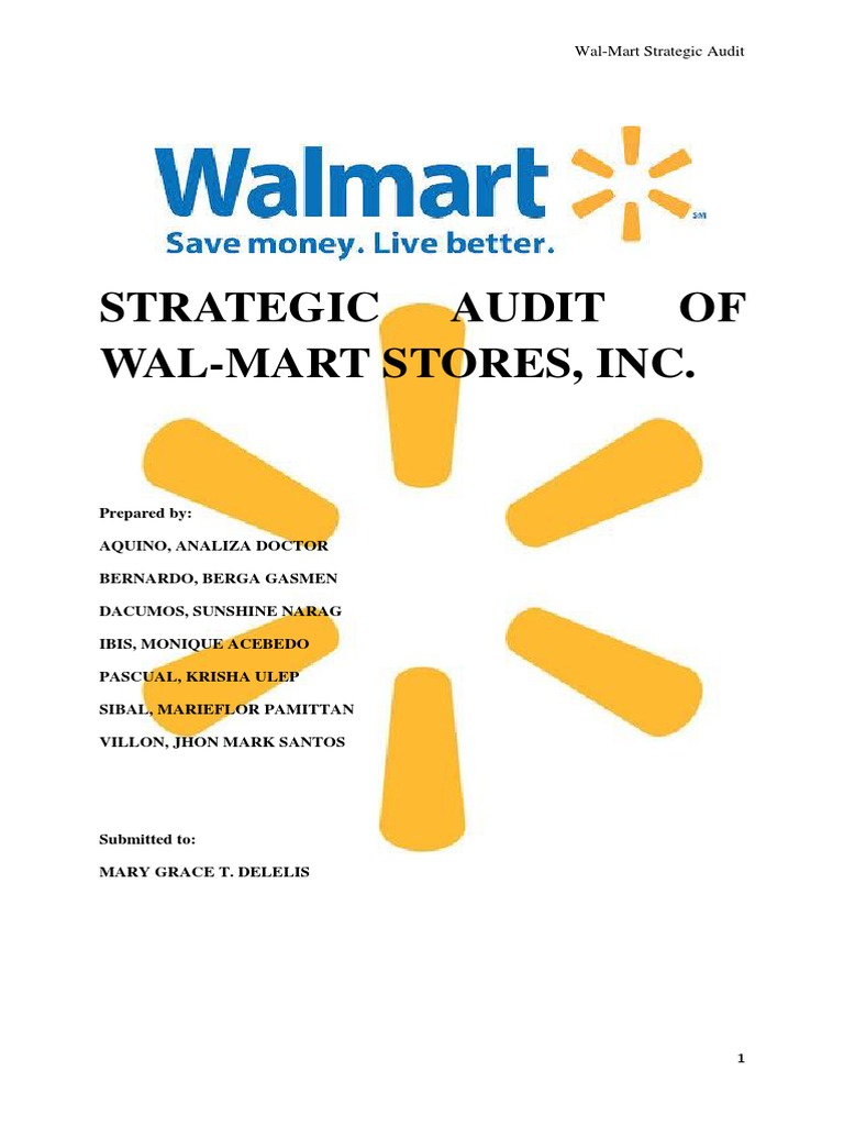 An Analysis of Wal-Mart's Strategic Positioning and Future ...