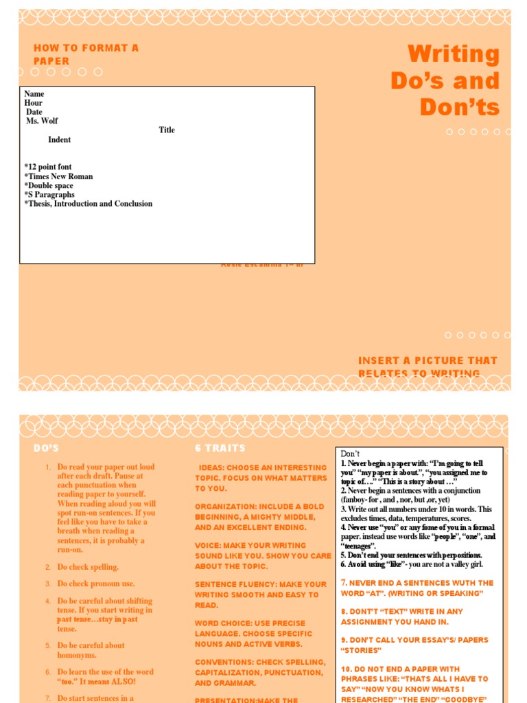 Essential Paper Formatting Tips | PDF | Sentence (Linguistics ...