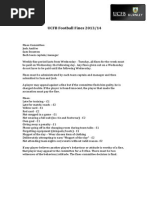 Yellow and Red Card Offence Codes | PDF | Ball Games | Football Codes