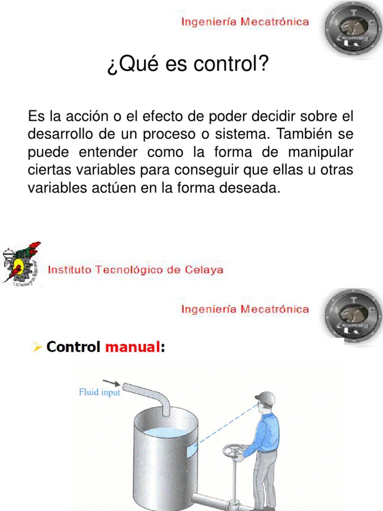 SISTEMAS DE CONTROL EN LAZO ABIERTO Y CERRADO.pptx | Sistema de control ...
