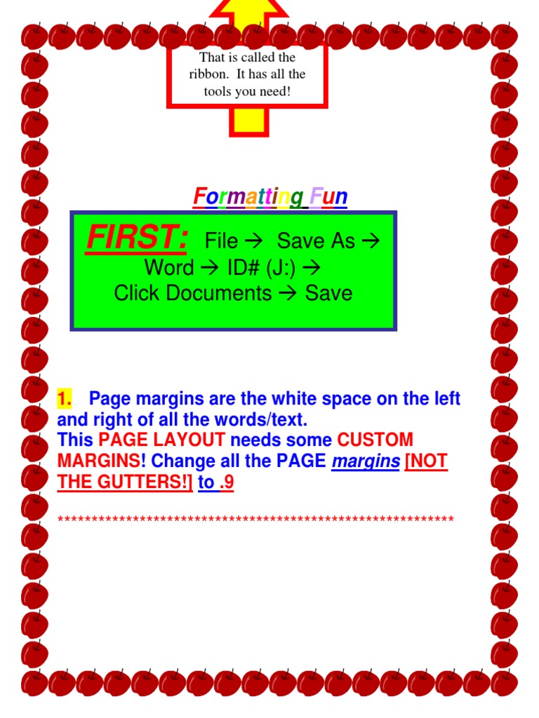 Fun Formatting Activities in Word | PDF | Arial | Typography