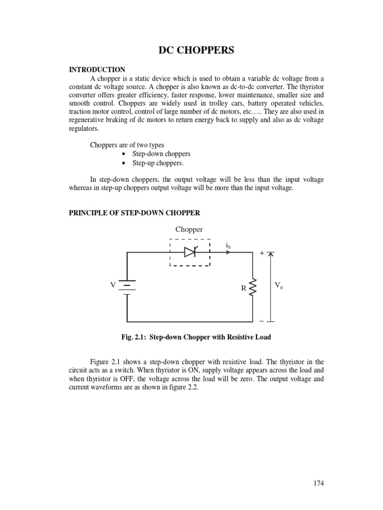 DC Chopper | PDF | Capacitor | Amplifier