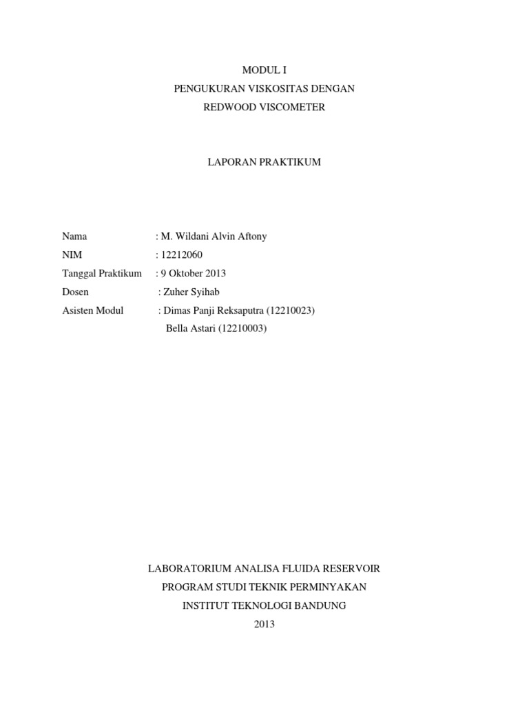 Laporan MODUL I | PDF