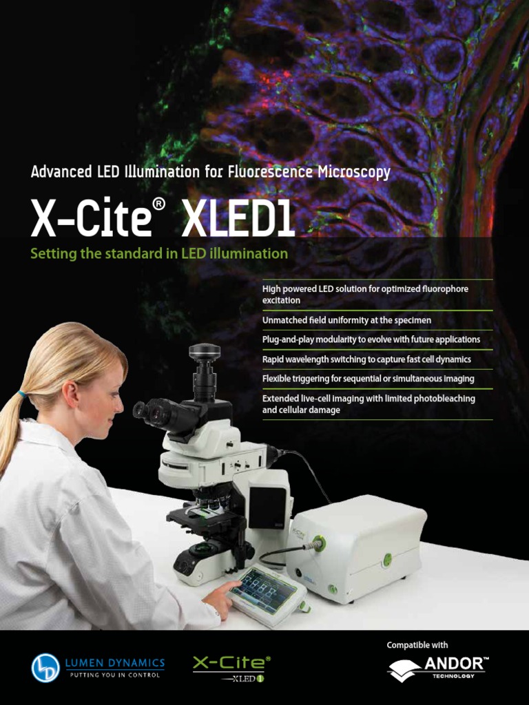 Xcite XLED Brochure | PDF | Fluorescence Microscope | Microscopy