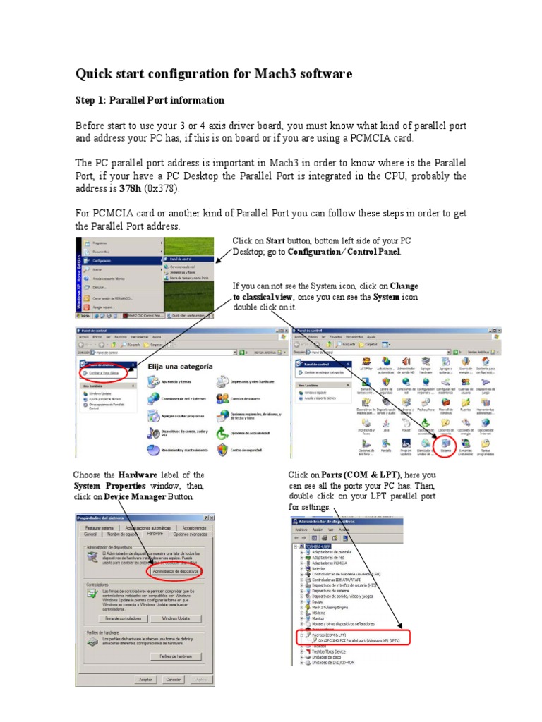 Quick Start Mach 3 | PDF | Keyboard Shortcut | Personal Computers